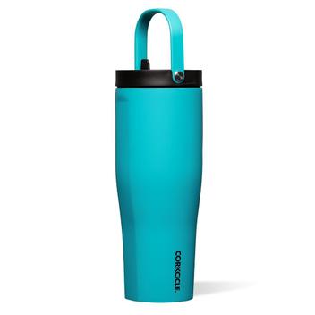 Copo isolado Corkcicle Go Cup XL 900 ml azul capri - Copo de Transição ...