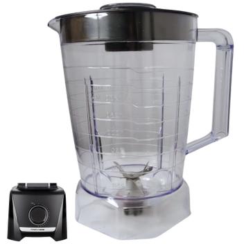 Copo Liquidificador Oster Power 1400w Full Oliq610 Crista Tampa Preta ...