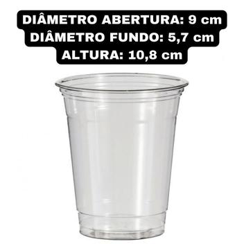 Copo Pet Cristal Transparente Bompack 12 OZ/98 350ml 50 Unidades - Copaza - Copo Descartável ...