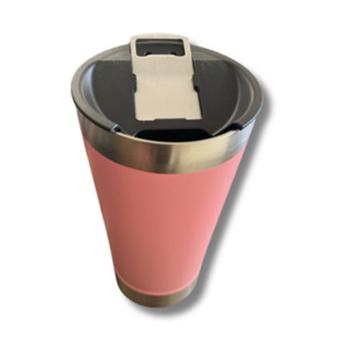 Copo Térmico 473ml Aço Inox com Tampa e Abridor Embutido - Genérico ...