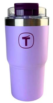 Copo Térmico Big T 630ml com canudo Sorbet (Lilás) Tupperware - Copo Descartável - Magazine Luiza