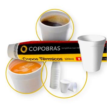 Copo Térmico de Isopor para Bebidas Copobras - 120ml - pct 25 Unidades - Copos - Magazine Luiza