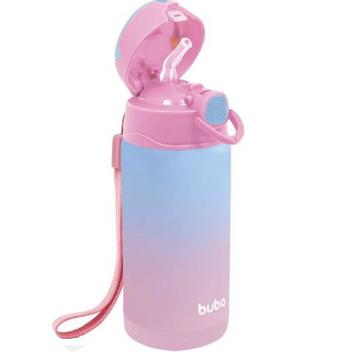 Copo termico parede dupla com canudo degrade - rosa buba - Copos ...