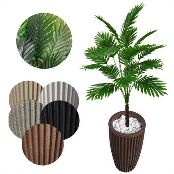 Coqueiro Artificial Permanente com Vaso Decoração - Flor de Mentirinha ...