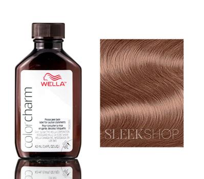 Cor de cabelo Wella Color Charm Liquid 100% Grey Coverage 5R - Tinta de ...