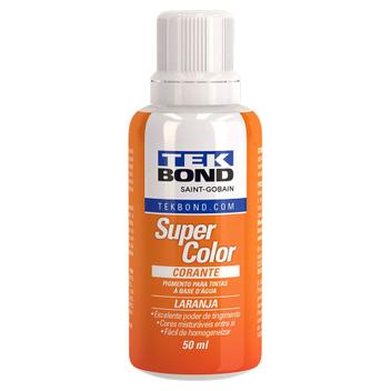 Corante Liquido p/ Tintas Super Color Laranja 50ml Tek Bond - TekBond ...