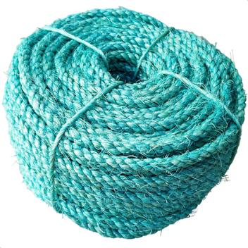 Corda de sisal 25 metros 6,5mm cor azul Tiffany artesanato - Sisalândia ...
