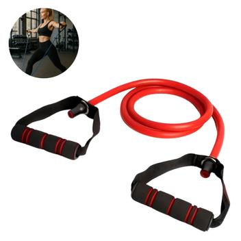 Corda elástica de treino muscular preta 1,20m com puxadores - Dasshaus ...