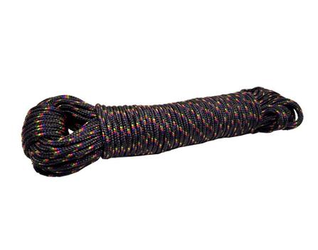 Corda trançada Multiuso 10 mm com 30 metros Preta - So Cordas - Corda ...