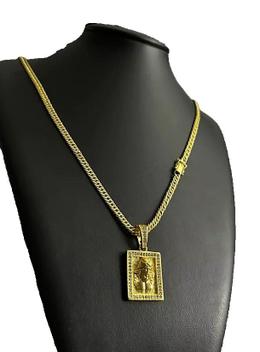 Cordão grumet 5mm + pingente jesus 3d - banhado a ouro 18k - ToJoia18k ...