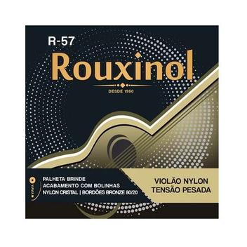Cordas Para Violão Nylon Bronze Tensão Alta Rouxinol R57 - Nig - Cordas ...