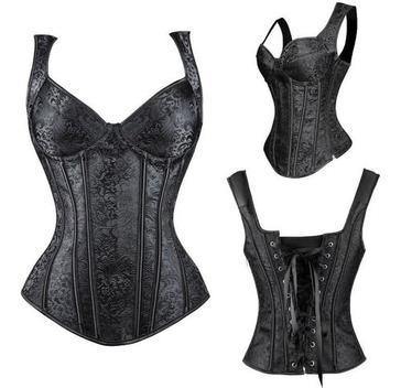 Corpete Corset Corselet Espartilho Cinta Modeladora W01 - Fanáticos Por ...