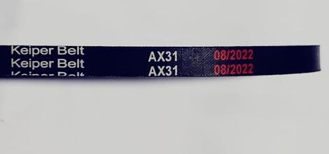 Correia Perfil A 13x8x841mm - Resistente Óleo e Calor - ABNT - Keiper ...