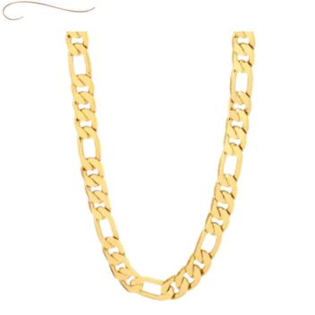 Corrente Elo Grumet 3X1 Banhada A Ouro 18K - Mercado Masculino - Cordão ...