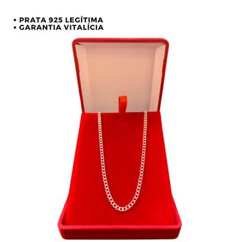 Corrente Masculina 925 Prata Legítima Grumet Italiana - Alzza Pratas ...