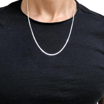 Corrente Masculina Prata Legítima 925 60cm 2mm - Estilo e Durabilidade! - KING - Cordão e ...