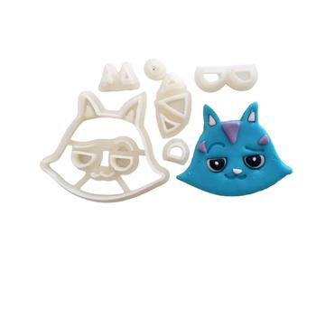 Cortador A Casa Magica da Gabby - Rosto Catrat 5,5cm - Cia do Molde ...