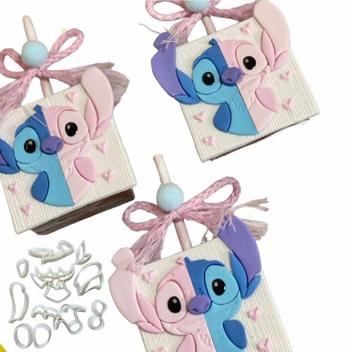 Cortador Lilo e Stitch - Stitch Grande 8cm - Cia do Molde - Cortador de ...