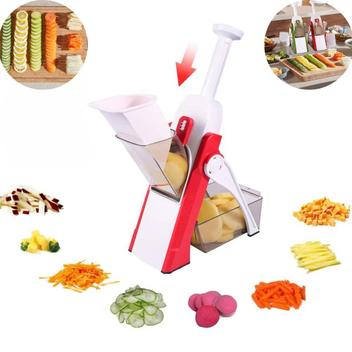 Cortador Ralador Fatiador De Legumes Vegetal 5 Funções Multi - Clink ...