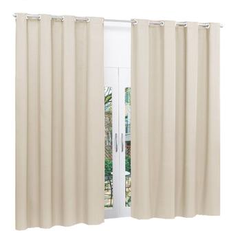 Cortina Blackout Corta 100% A Luz 2,20 X 1,30 M Varao Normal - Admirare ...