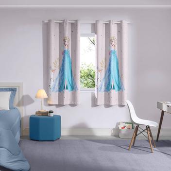Cortina Corta Luz FROZEN Elsa e Olaf Dec. Blackout - Akasa - Bella&Co ...