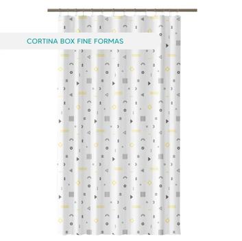 Cortina Para Box Formas Fine 1,80X1,38m Formas Geometricas - ALPAS ...