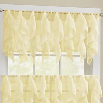 Cortina Sweet Home Collection Kitchen Window Sheer Maize - Cortina para ...