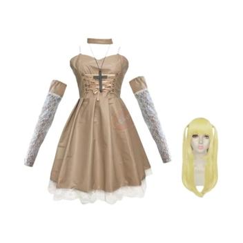 Cosplay Misa Amane Death Note - Traje Sexy com Vestido, Colete, Meias e ...
