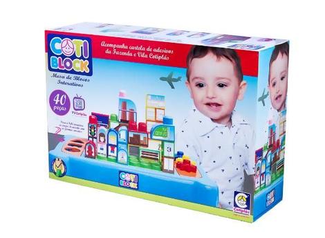 Coti Block Mesa Didatica - Cotiplas - Brinquedos de Montar e Desmontar ...
