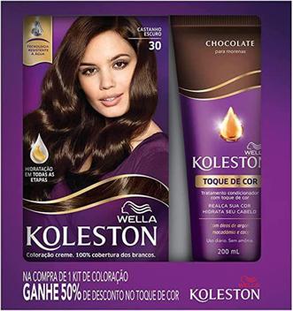 Coty tint kit koleston 30 ct esc+tq choc - Tinta de Cabelo - Magazine Luiza