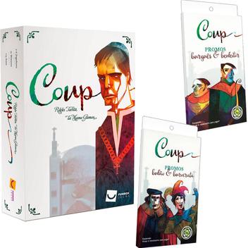 Coup Jogo Base Com Kit Cartas Promo Burguês Benfeitor E Bufão Burocrata ...
