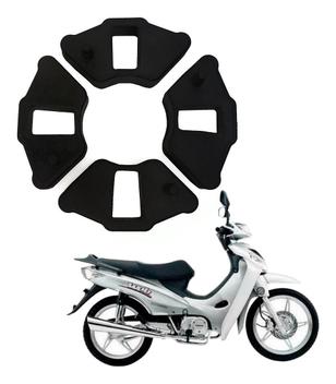 Coxim Borracha Brandy - 4 Un. - C 100 Dream / Pop / Traxx / Shineray ...