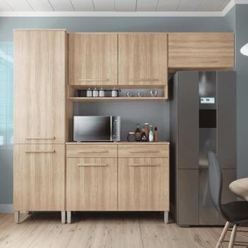 Cozinha Compacta Rebeca 7 Portas 2 Gav. - Quarta Divisão Móveis ...