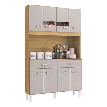 Cozinha Kit Manu 8 Portas Damasco Off White Poquema - Poquema Industria ...