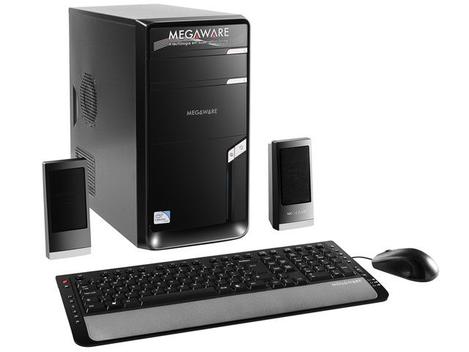 CPU Megaware c/ Intel Celeron Dual Core 2,4 GHz - 2GB 250GB Grava DVD ...