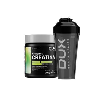 CREATINA (100% Creapure) - POTE 300g + COQUETELEIRA - Dux Human Health ...