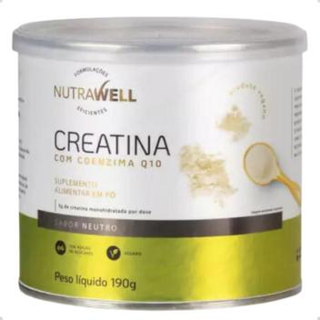 Creatina Com Coenzima Q10 Coq10 190g Nutrawell - Coenzima Q10 ...