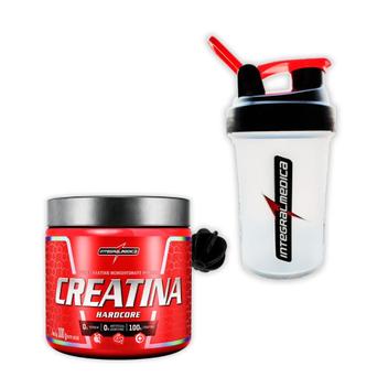Creatina Integralmédica 300g + Coqueteleira 450ml - Integral Médica ...