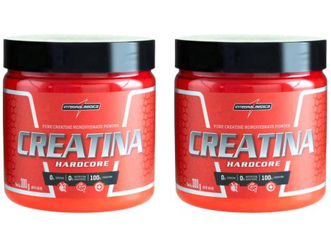 Creatina Mono-hidratada Integralmédica Hardcore em - Pó 300g sem Sabor ...