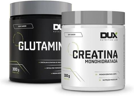 Creatina Monohidratada 300g + Glutamina 300G Dux - Dux Human Health ...