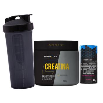 Creatina Monohidratada - 300g - Probiótica + HMB Labz 120 V-caps ...