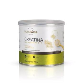 Creatina Monohidratada Com Coenzima Q10 Nutrawell 190g - Coenzima Q10 ...