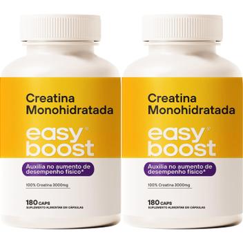 Creatina Monohidratada Creatine Easy Boost 360caps Kit 2x - Creatina - Magazine Luiza