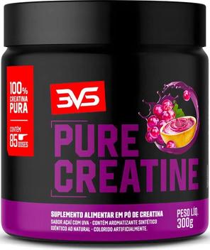 Creatina Monohidratada Sabor Açaí Com Uva - 300G - 3Vs Nutri - Pré ...