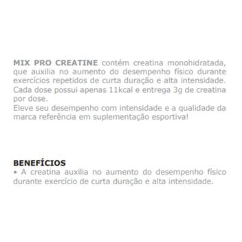 Creatina Probiotica Mix Pro 300G Força E Desempenho - Creatina ...