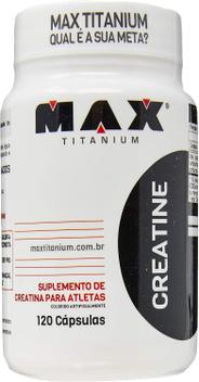 Creatine Max Titanium 120 Cápsulas V01 - Creatina - Magazine Luiza