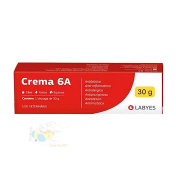 Crema 6A Labyes - 30g - Dermatológico Pet - Magazine Luiza