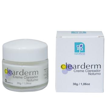 Creme clareador noturno clearderm 30g natuflores - Antibrilho e ...