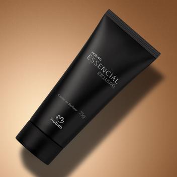 Creme de Barbear Essencial Exclusivo 75 g - Cuidados para pele - Espuma ...