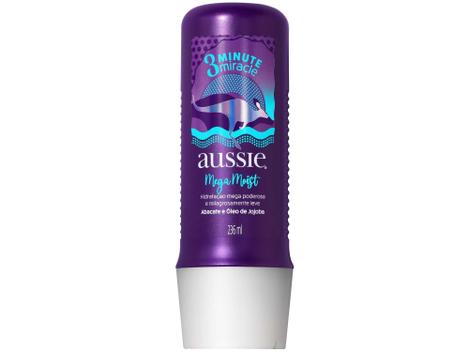 Creme de Tratamento Aussie Mega Moist - 3 Minutos Milagrosos 236ml ...